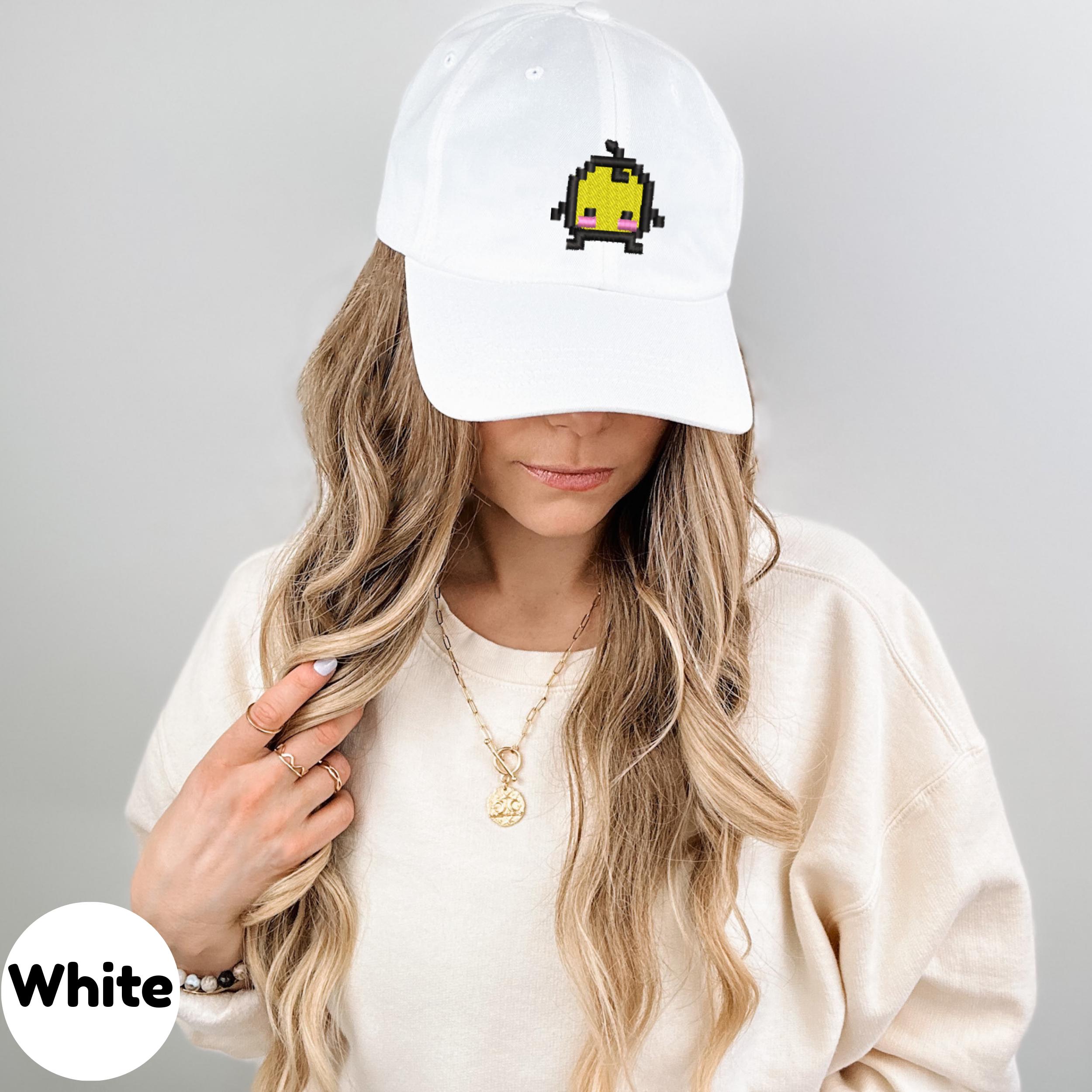 Embroidered Pixel Creature Cap | Retro Dad Hat for Cozy Gamers - Etsy