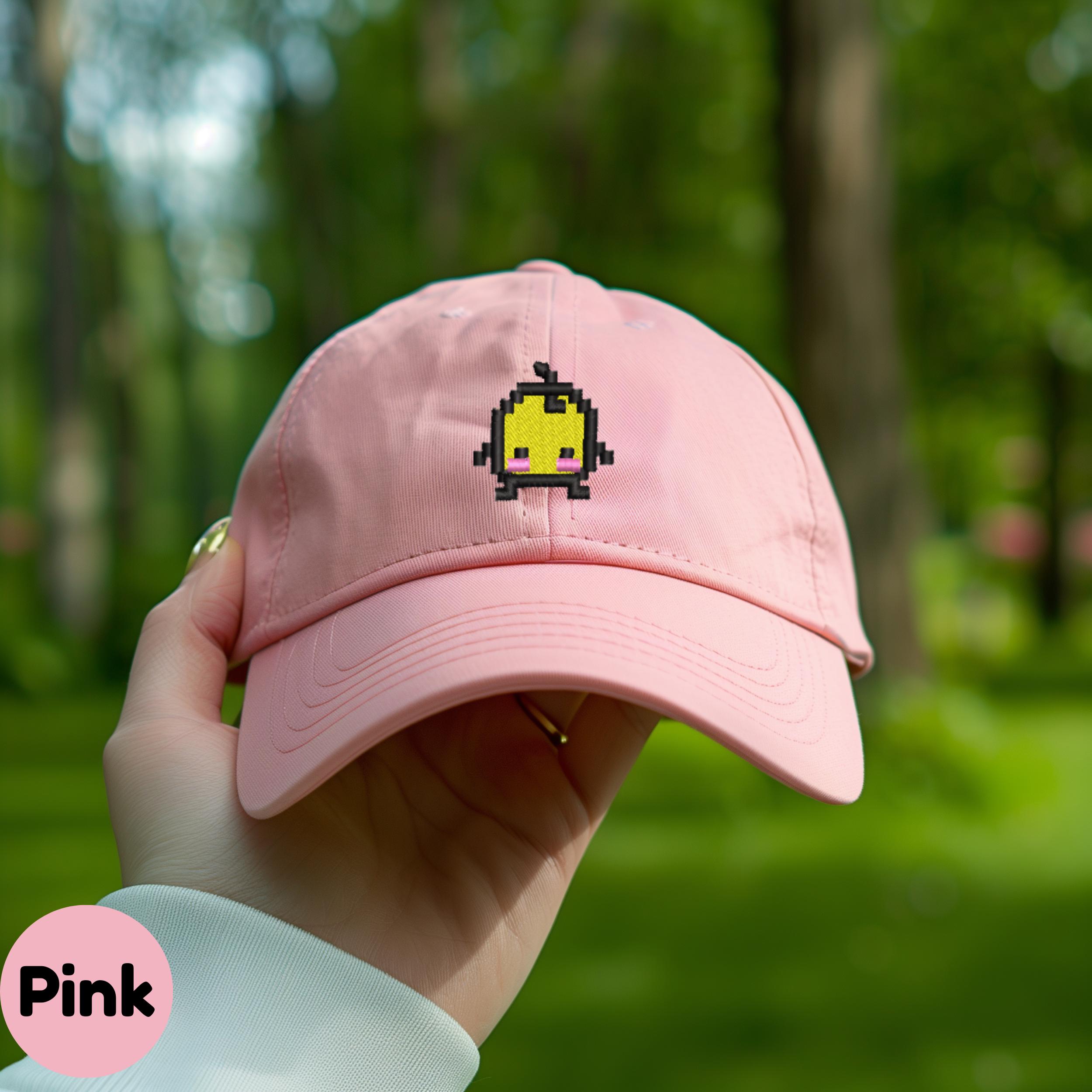Embroidered Pixel Creature Cap | Retro Dad Hat for Cozy Gamers - Etsy