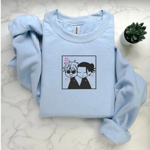 EMBROIDERED Gojo and Geto Sweatshirt, Unique Design Hoodie, Stand Out ...