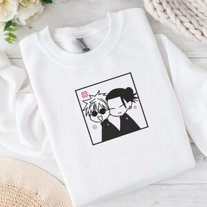 EMBROIDERED Gojo and Geto Sweatshirt, Unique Design Hoodie, Stand Out ...