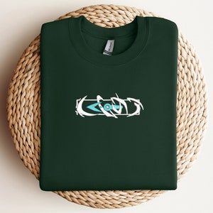 Valorant Jett Embroidered Sweatshirt: Minimalist Gaming Crewneck - Etsy