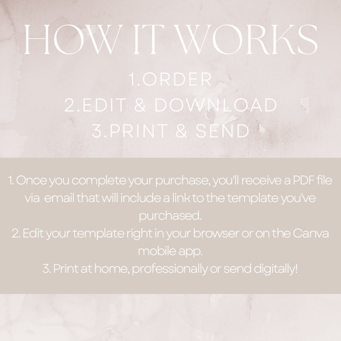 Modern Minimalist White Wedding Invitation Template, Clean Elegant ...