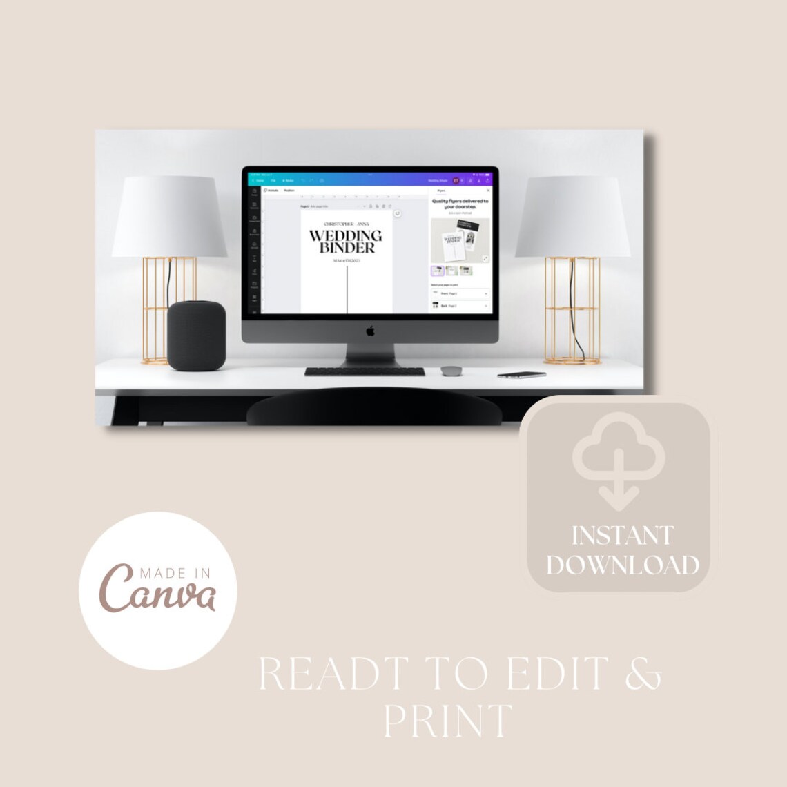 Complete Wedding Weekend Binder, Modern Minimalist Wedding Outline ...