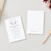 Modern Minimalist White Wedding Invitation Template, Clean Elegant ...