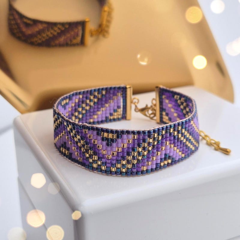 Miyuki Delica Thin Bracelet - Etsy