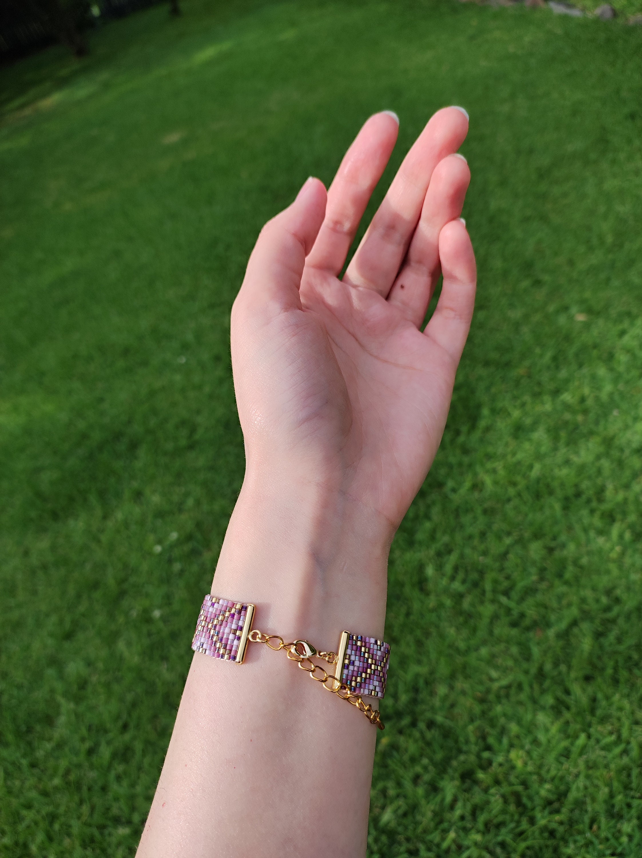 Geometric Miyuki Bracelet Pattern Loom Bead Bracelet Chart - Etsy