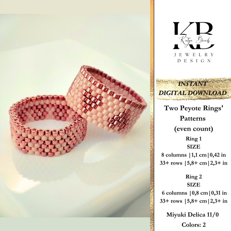 Peyote Ring Pattern - Etsy