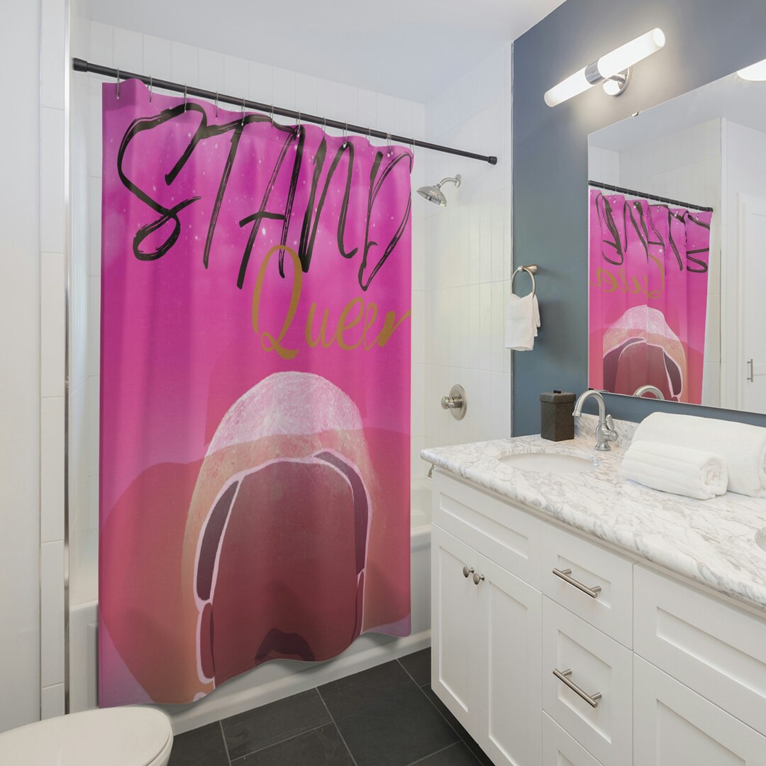 Stand Queen Shower Curtain - Etsy