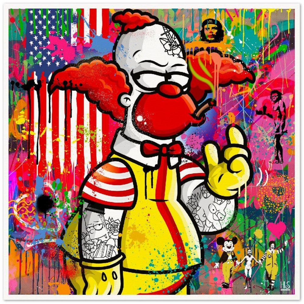 Homer Simpson Pop Art - Etsy