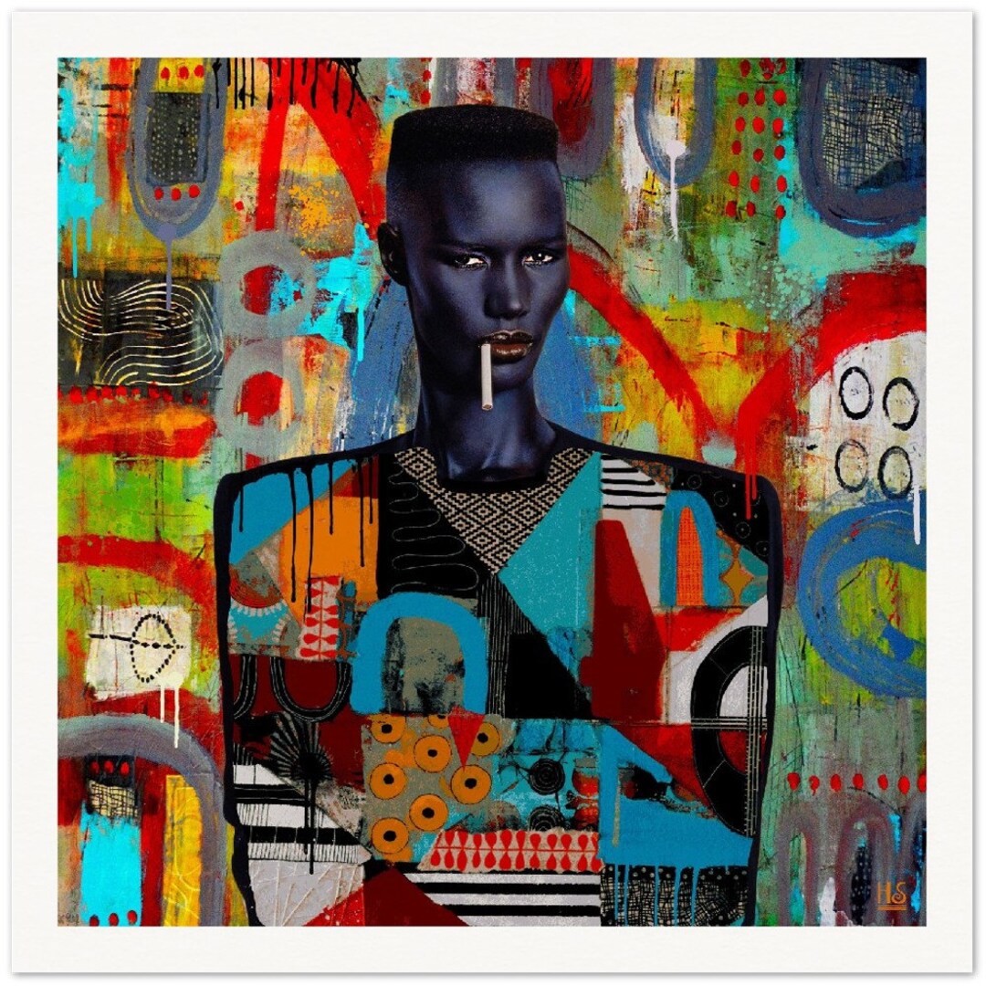 Grace Jones Pop Art - Etsy