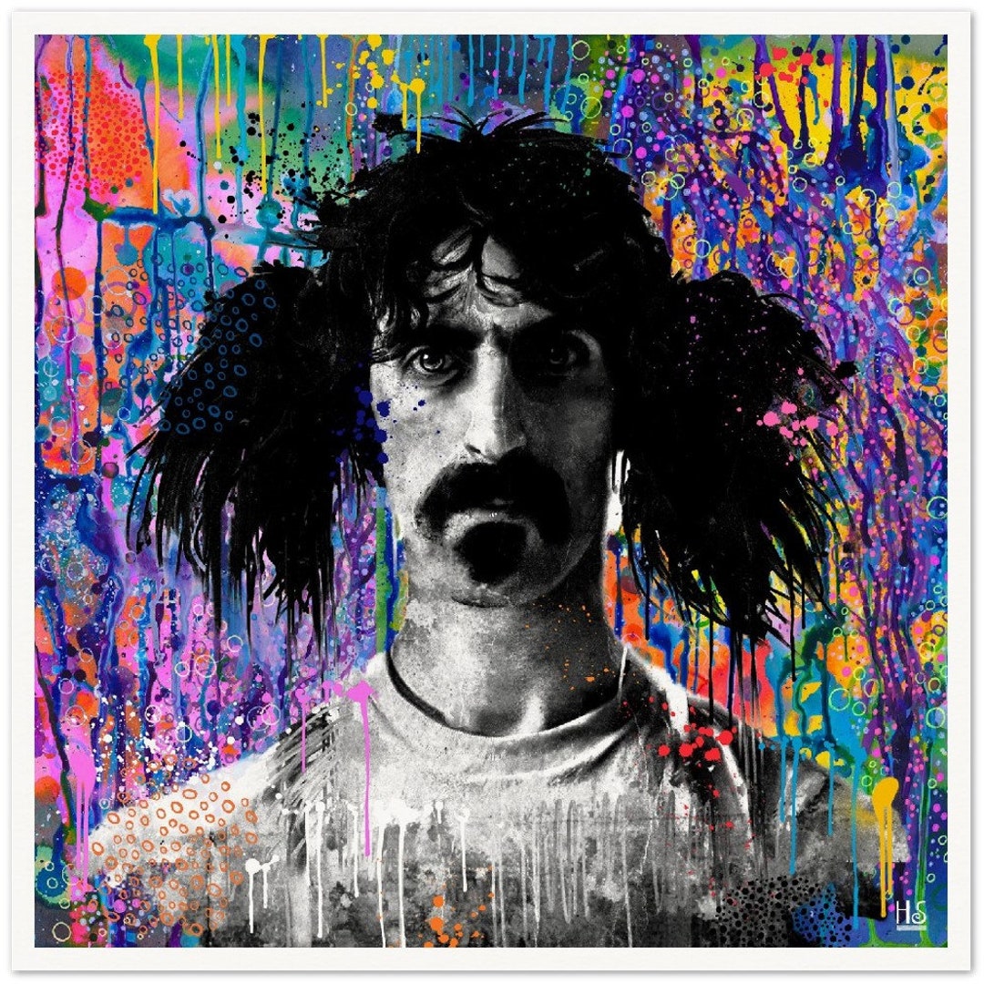 Frank Zappa Pop Art - Etsy
