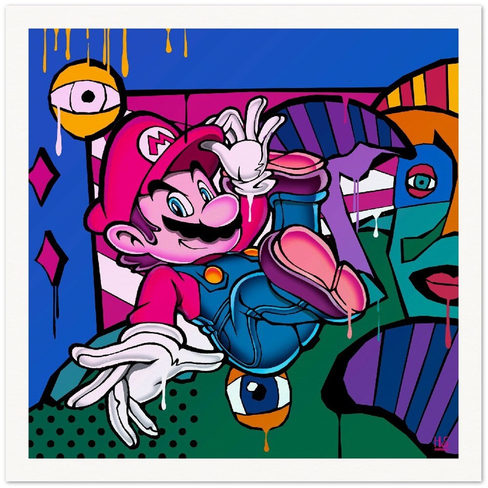 Super Mario Pop Art - Etsy