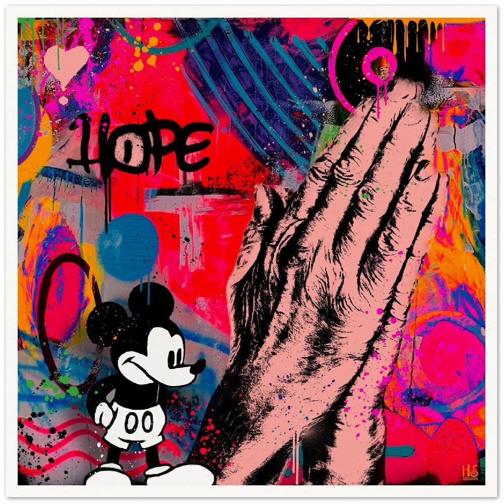 Mickey Mouse Pop Art - Etsy