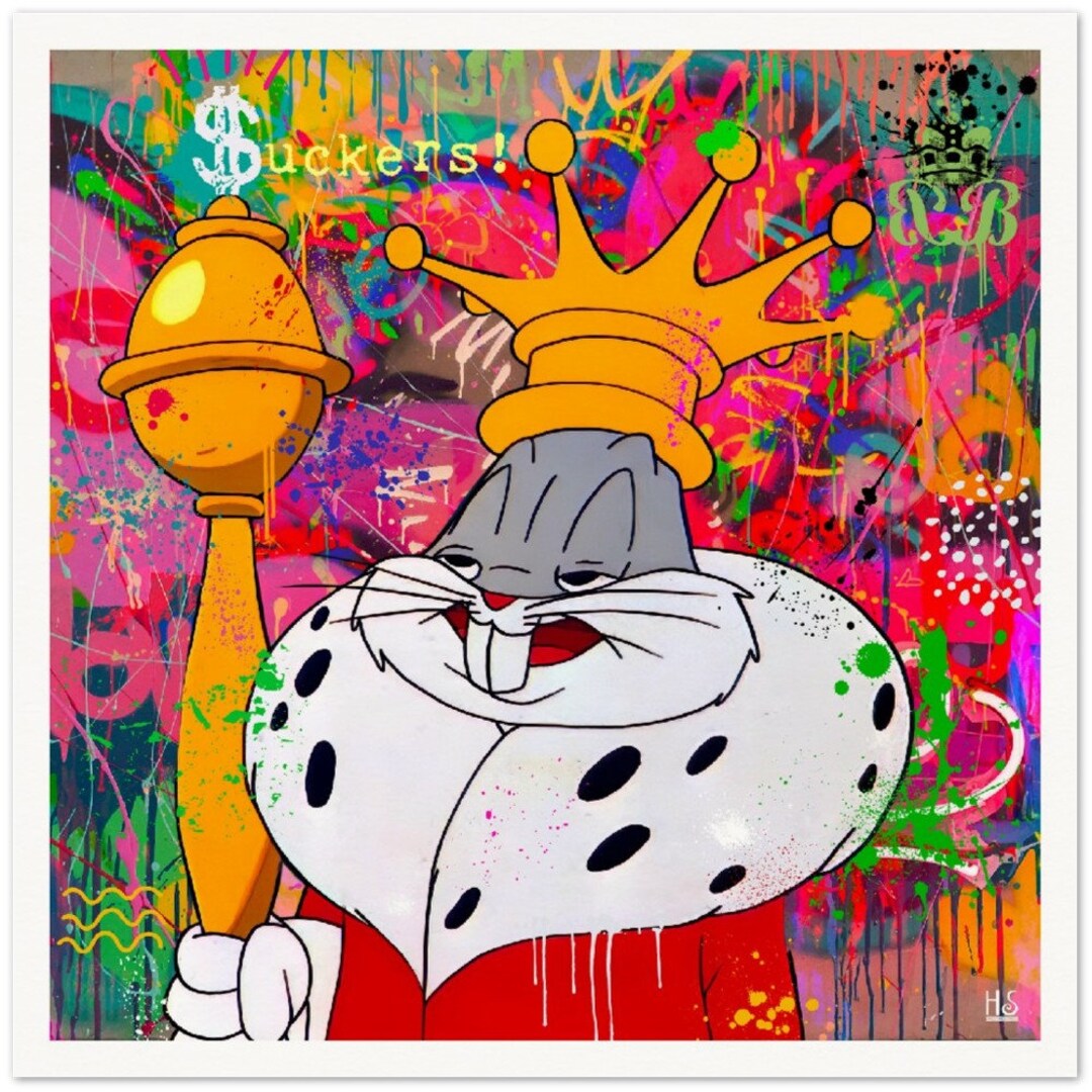 Bugs Bunny Pop Art - Etsy