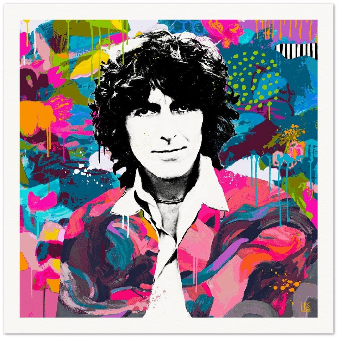 George Harrison Pop Art - Etsy