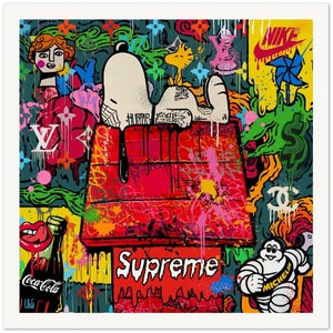 Snoopy Pop Art - Etsy