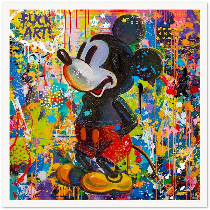 Mickey Mouse Pop Art - Etsy