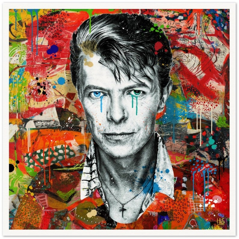 David Bowie Pop Art - Etsy