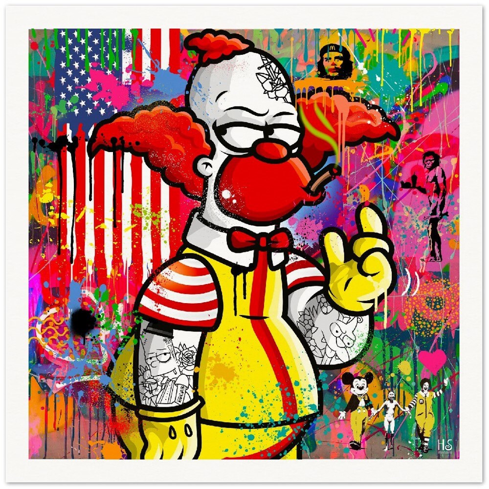 Homer Simpson Pop Art - Etsy