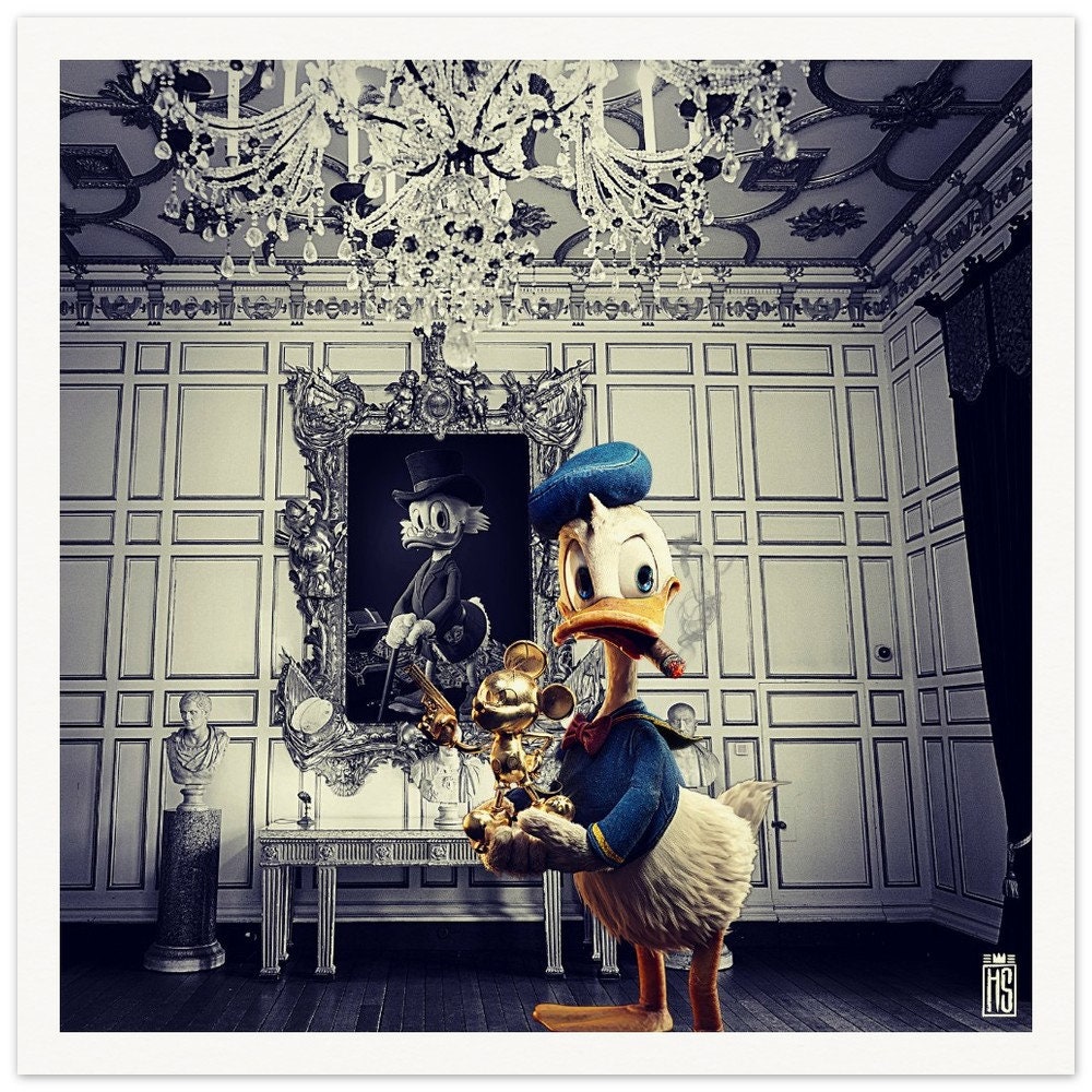 Donald Duck Pop Art - Etsy