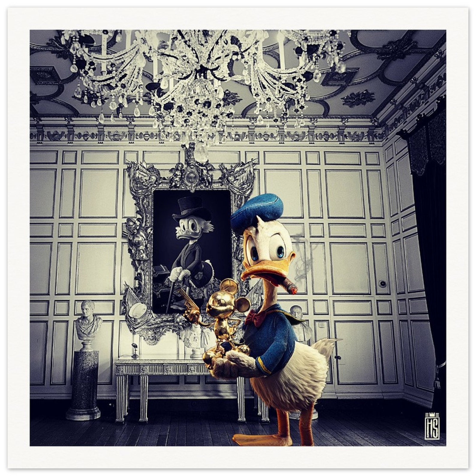 Donald Duck Pop Art - Etsy