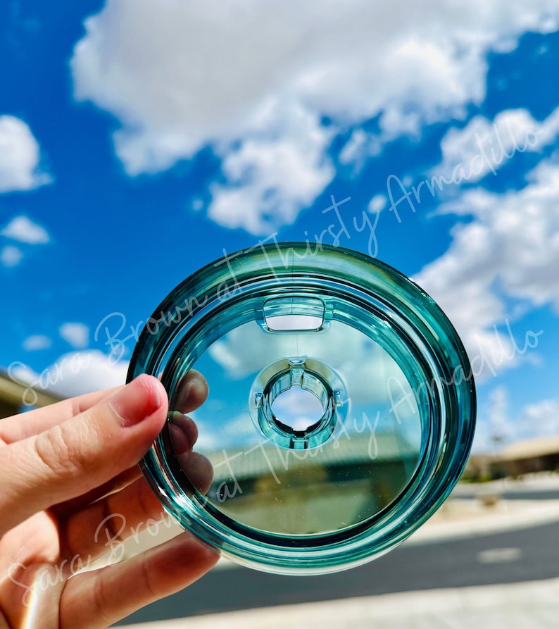 Stanley Teal Custom Dyed Lid Lid for Stanley 2.0 Custom Stanley Lid - Etsy