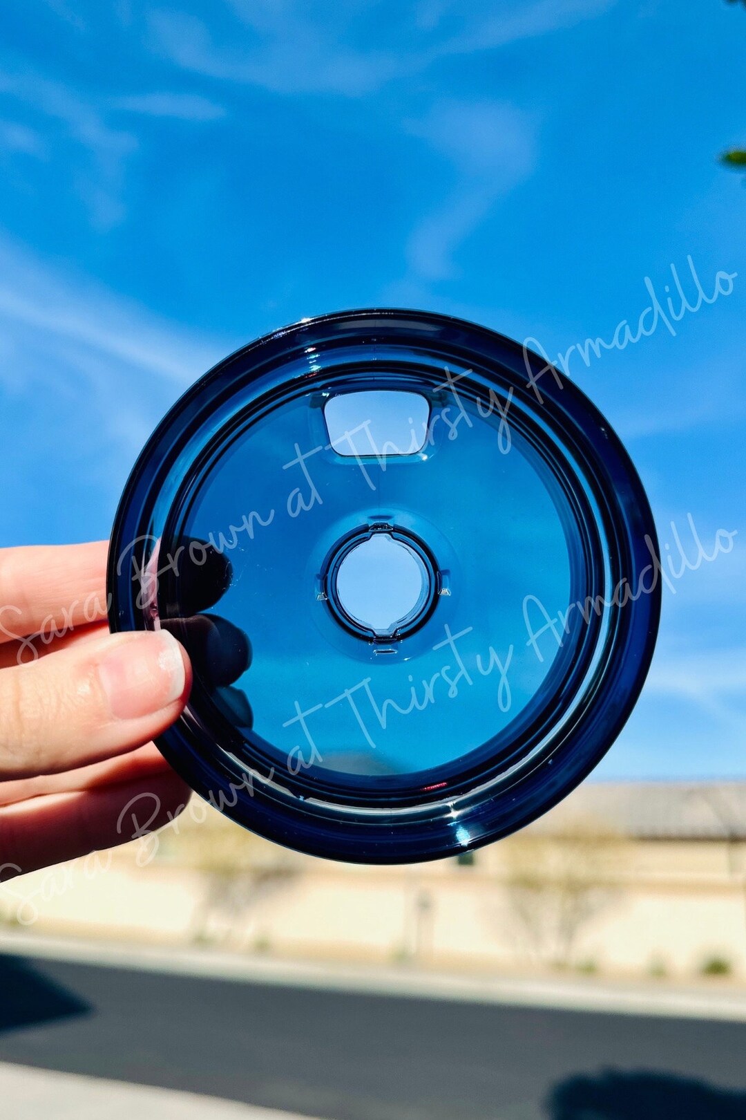 Stanley Blue Iris Custom Dyed Lid | Lid for Stanley 2.0 | Custom ...