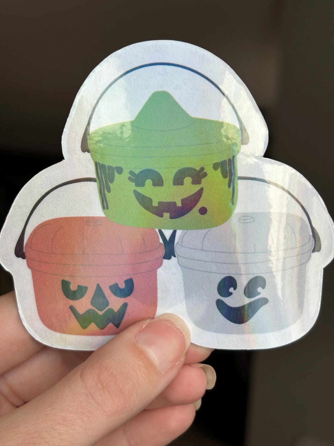 Spooky Bucket Vinyl Sticker Tumbler Magnet Laptop Sticker Hydroflask ...