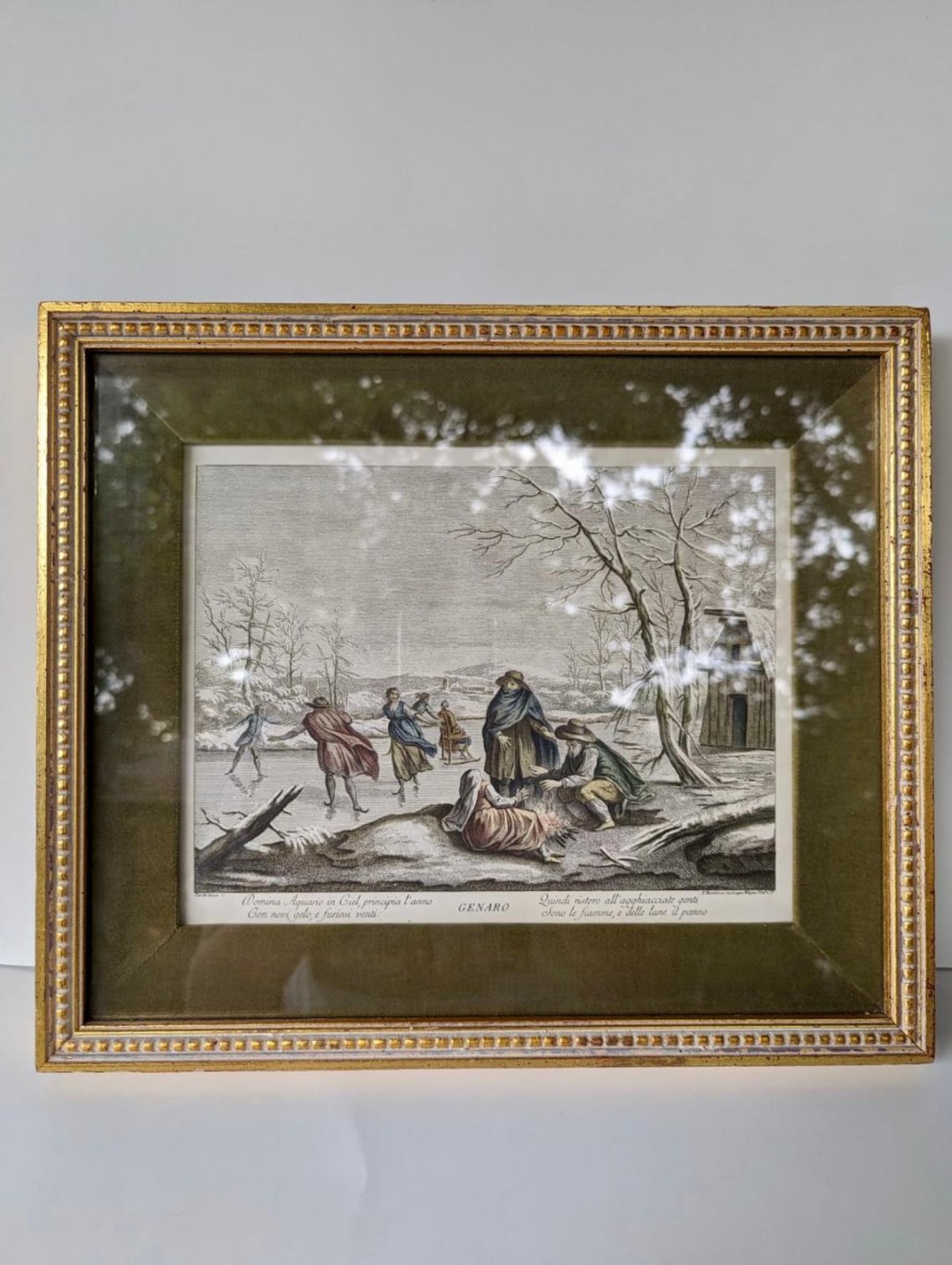 Italian Romanticism Francesco Bartolozzi Etch Engraving Print of Months ...