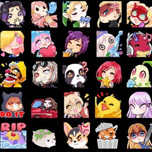Custom Emote Commission for Twitch, Discord or Tiktok digital Item - Etsy