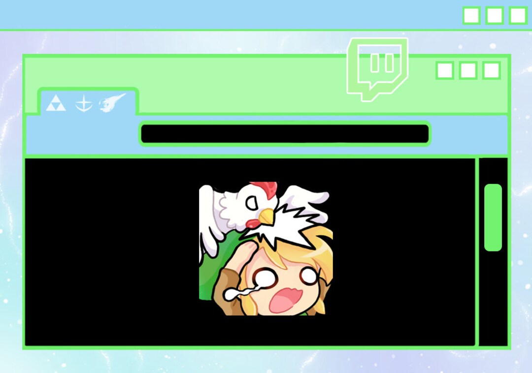 Link Attack From Chicken Emote for Twitch and Discord - Etsy