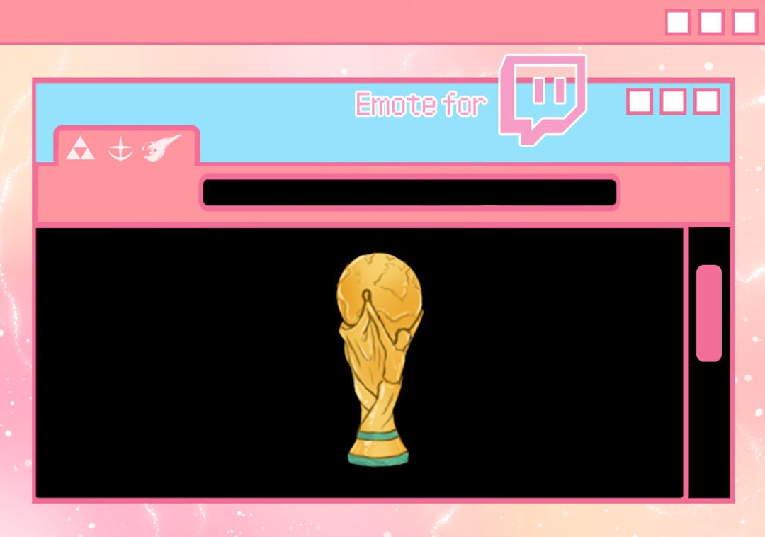 World Cup Trophy Emote for Twitch or Discord - Etsy Australia