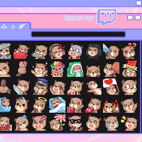Beaver Emote Twitch - Etsy