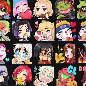 Custom Emote Commission for Twitch, Discord or Tiktok digital Item - Etsy