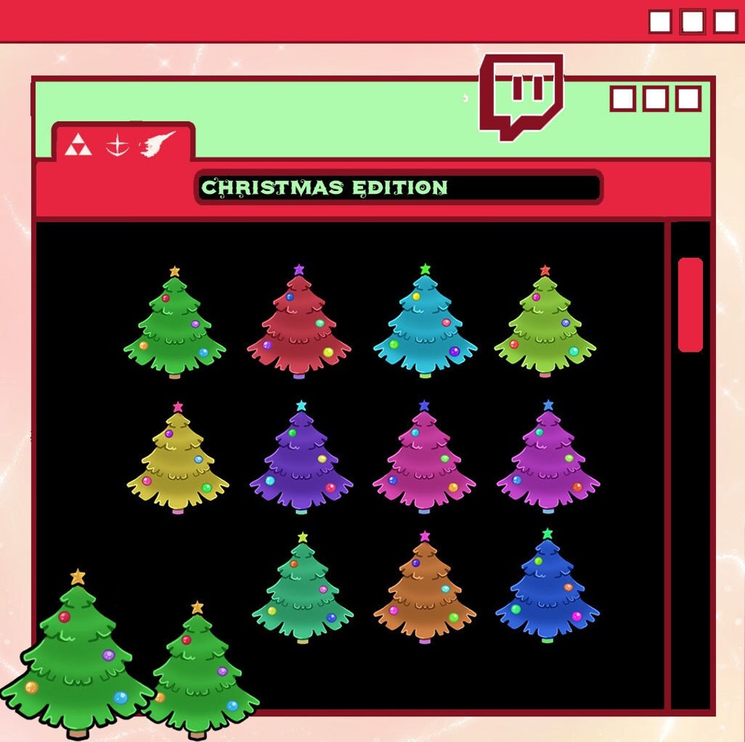 Christmas Tree Badge/bit Badge for Twitch - Etsy