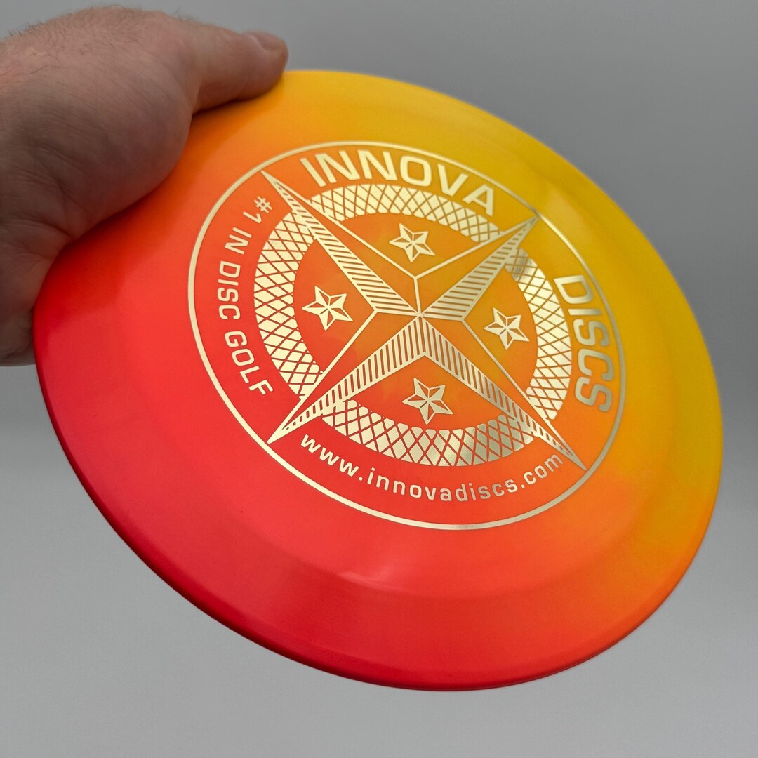 Innova Star Vulcan: Hot Sunrise Mad Gradient Dyed Disc Golf Driver - Etsy