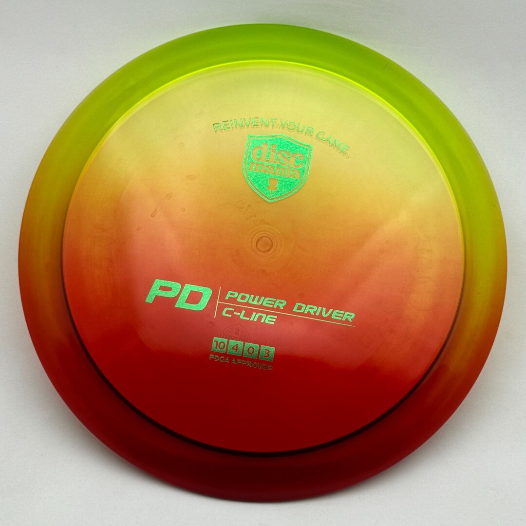 Discmania C-line PD 175 G Disc Golf Power Driver Mad Gradient Dye ...
