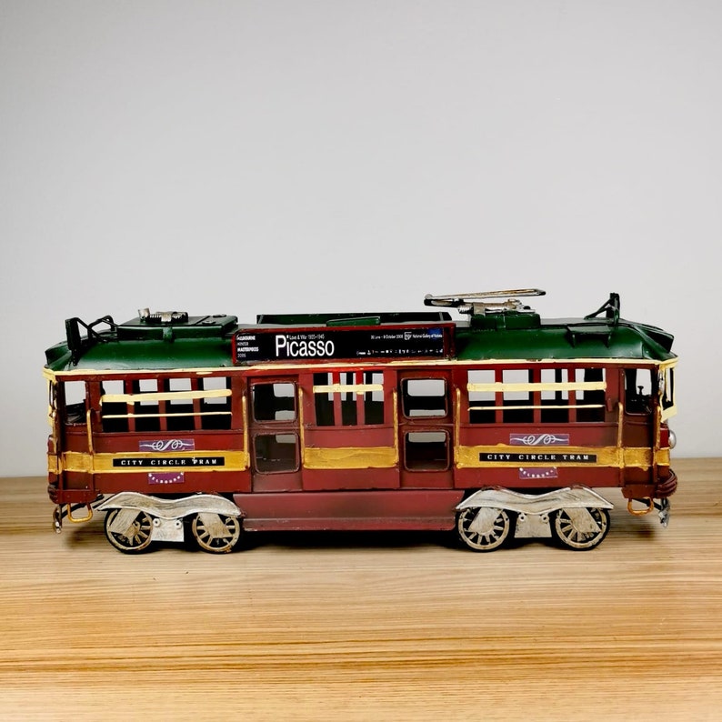 Vintage Tram | Metal Train | Retro Train | Vintage Decoration ...