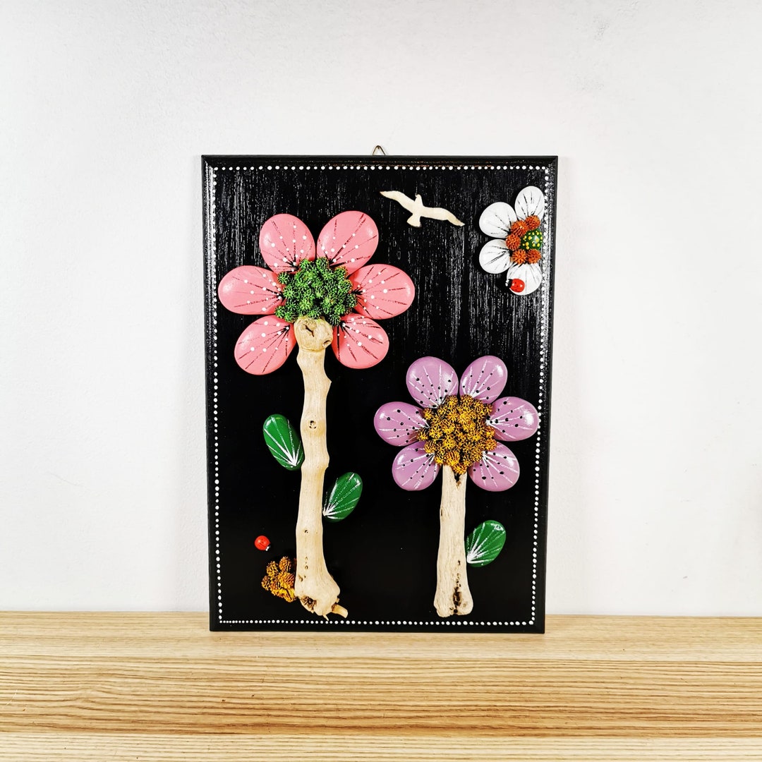 Decorative Hand-painted Stone Painting, Painted Pebble, Painted Stone ...