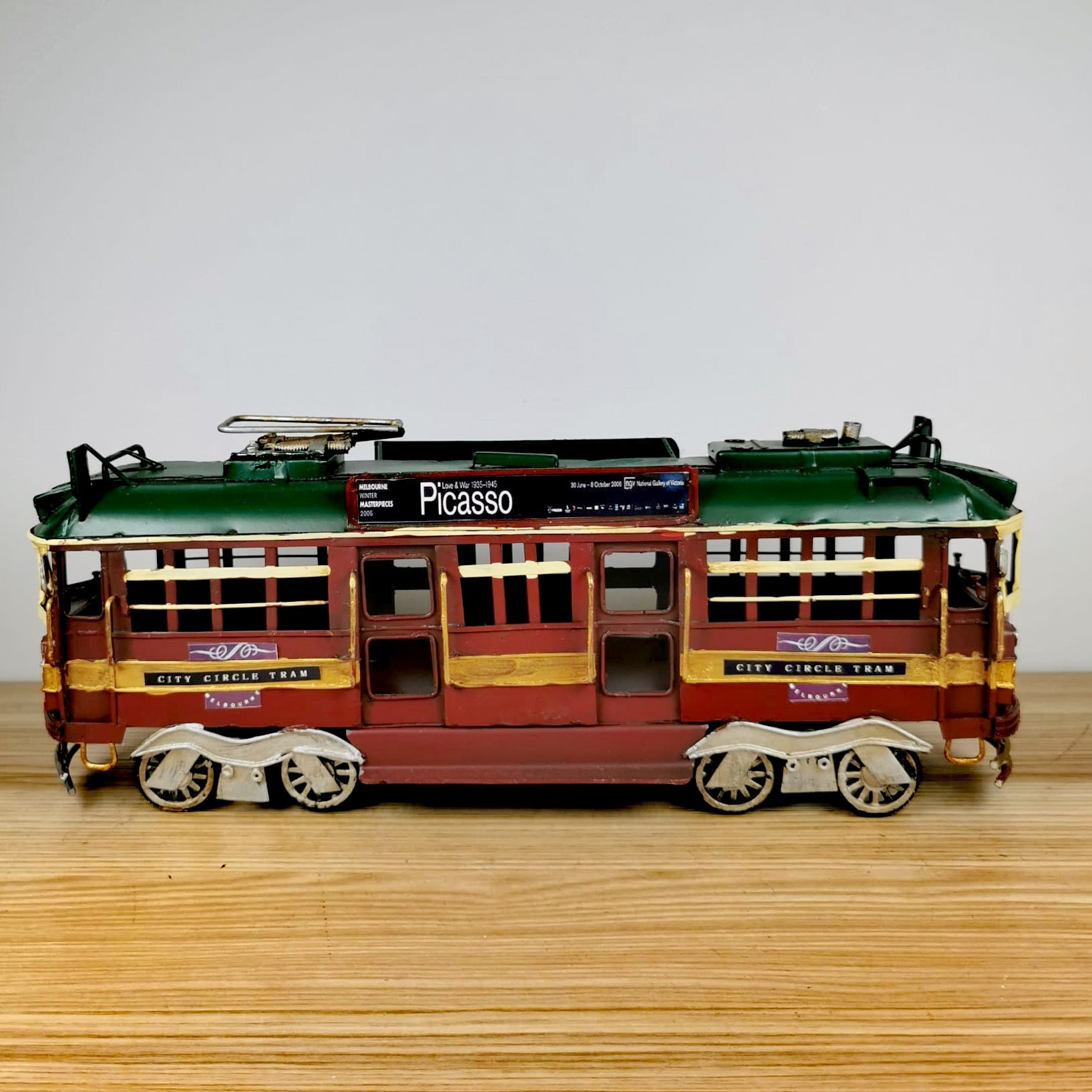 Vintage Tram | Metal Train | Retro Train | Vintage Decoration ...