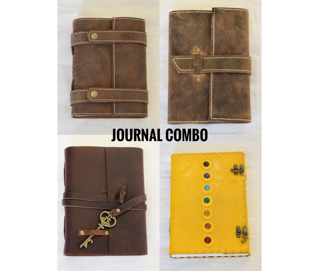 Exclusive Handmade Leather Journal Discounted Combo for Men Women ...