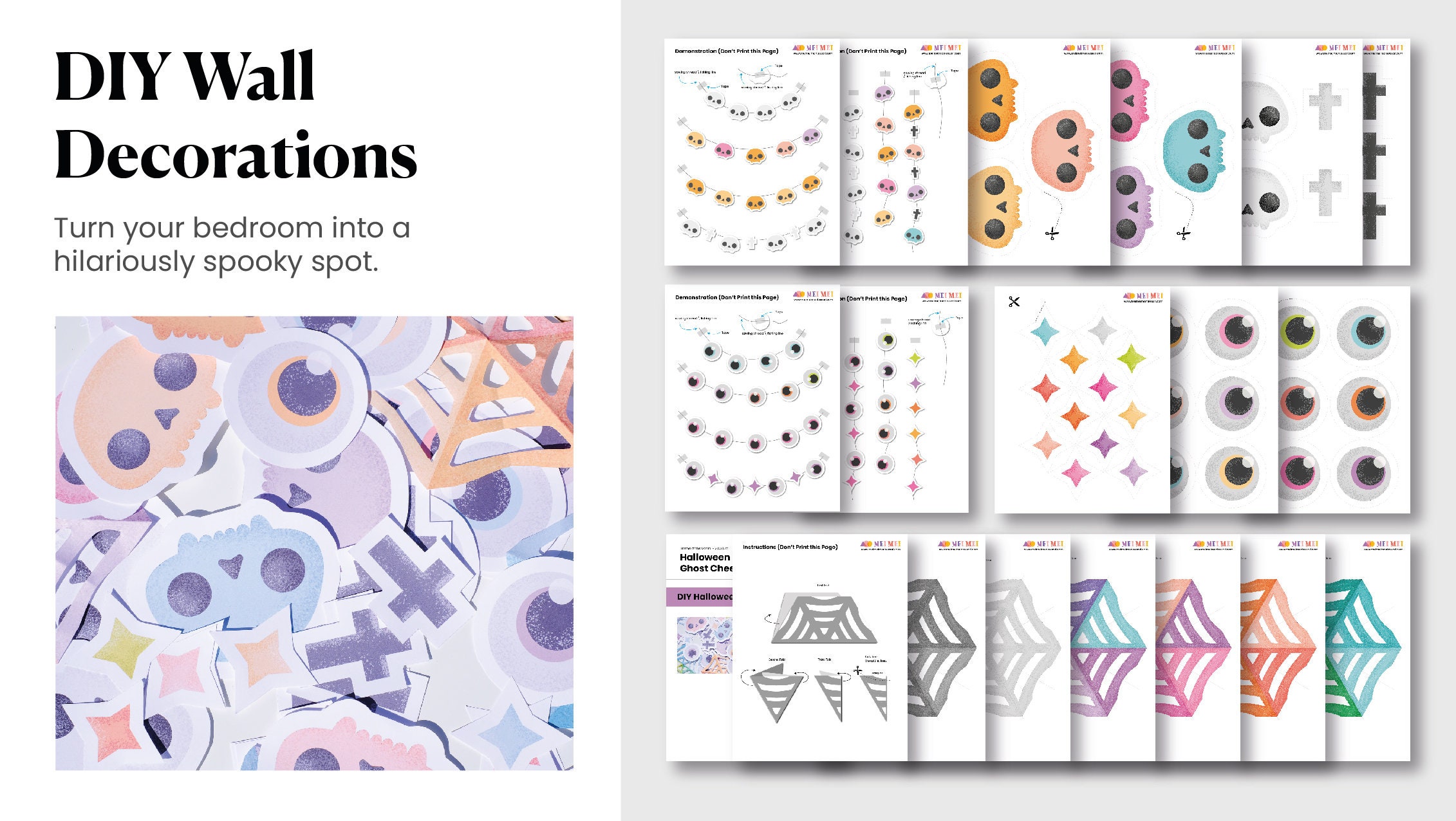 Halloween Ghost Cheers Activity Sheets Printable Poster - Etsy