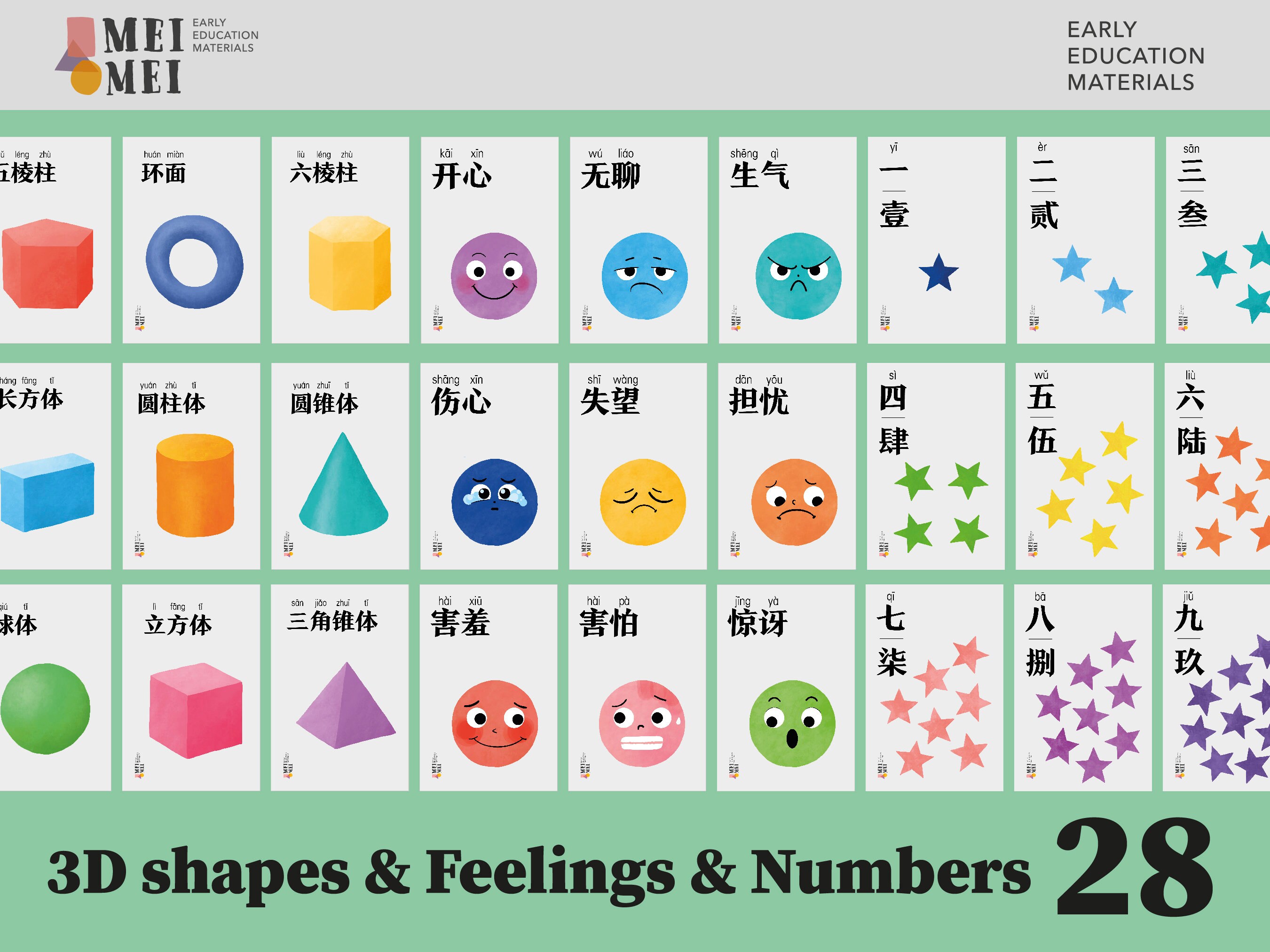 113 Montessori Chinese Flashcards Kids Classroom Homeschool Printable ...