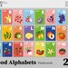 Food Alphabet Poster and Flashcards Educational Posters Printable ...