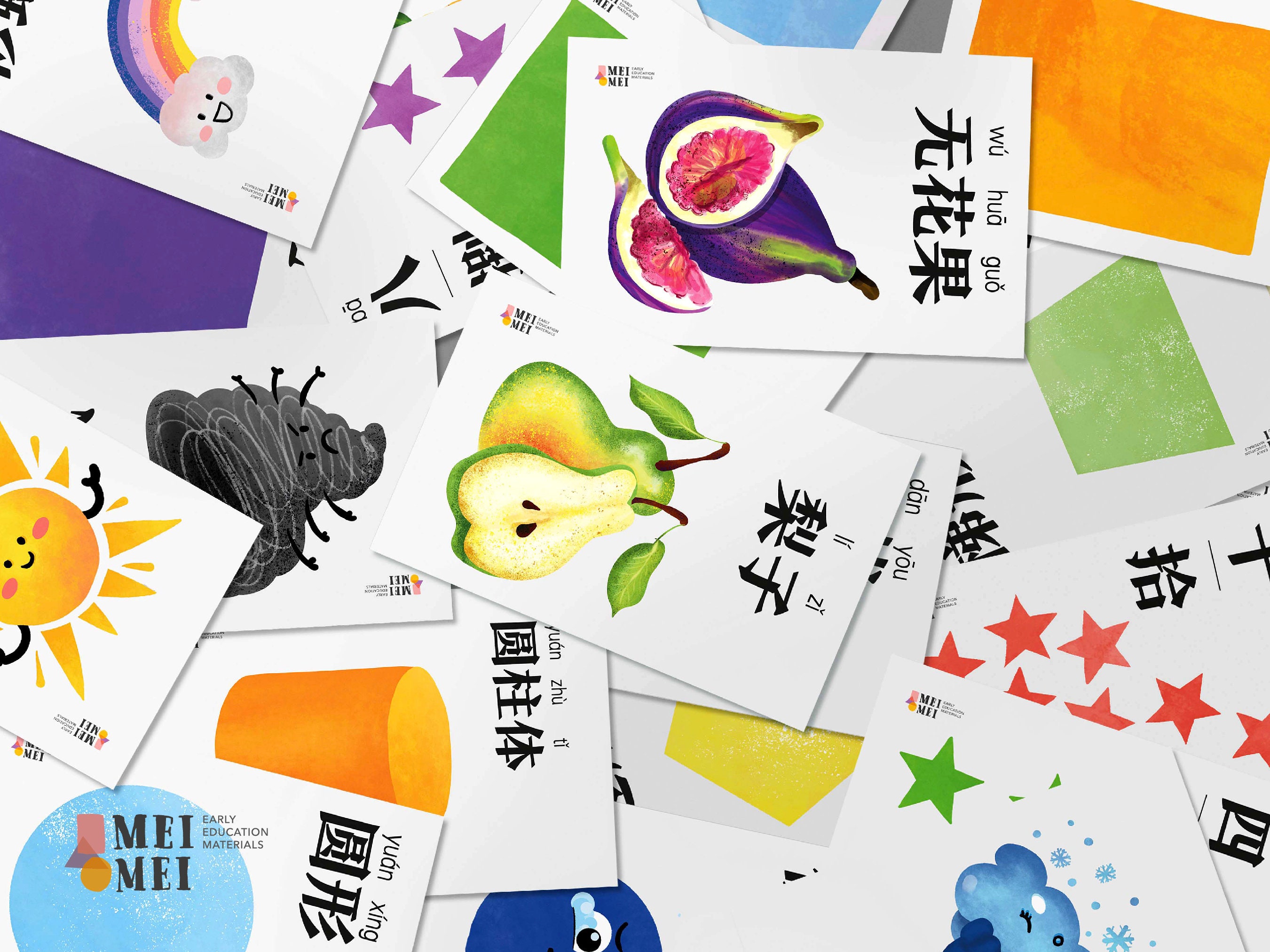113 Montessori Chinese Flashcards Kids Classroom Homeschool Printable ...