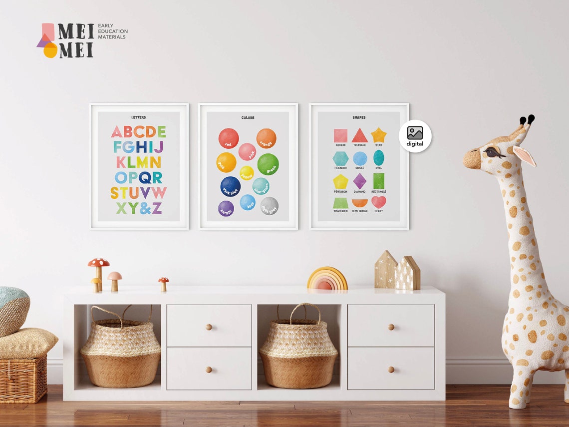 24 Montessori Classroom Educational Posters Printable - Etsy
