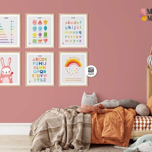 Montessori Posters and Flashcards Bundle A | Educational Posters ...