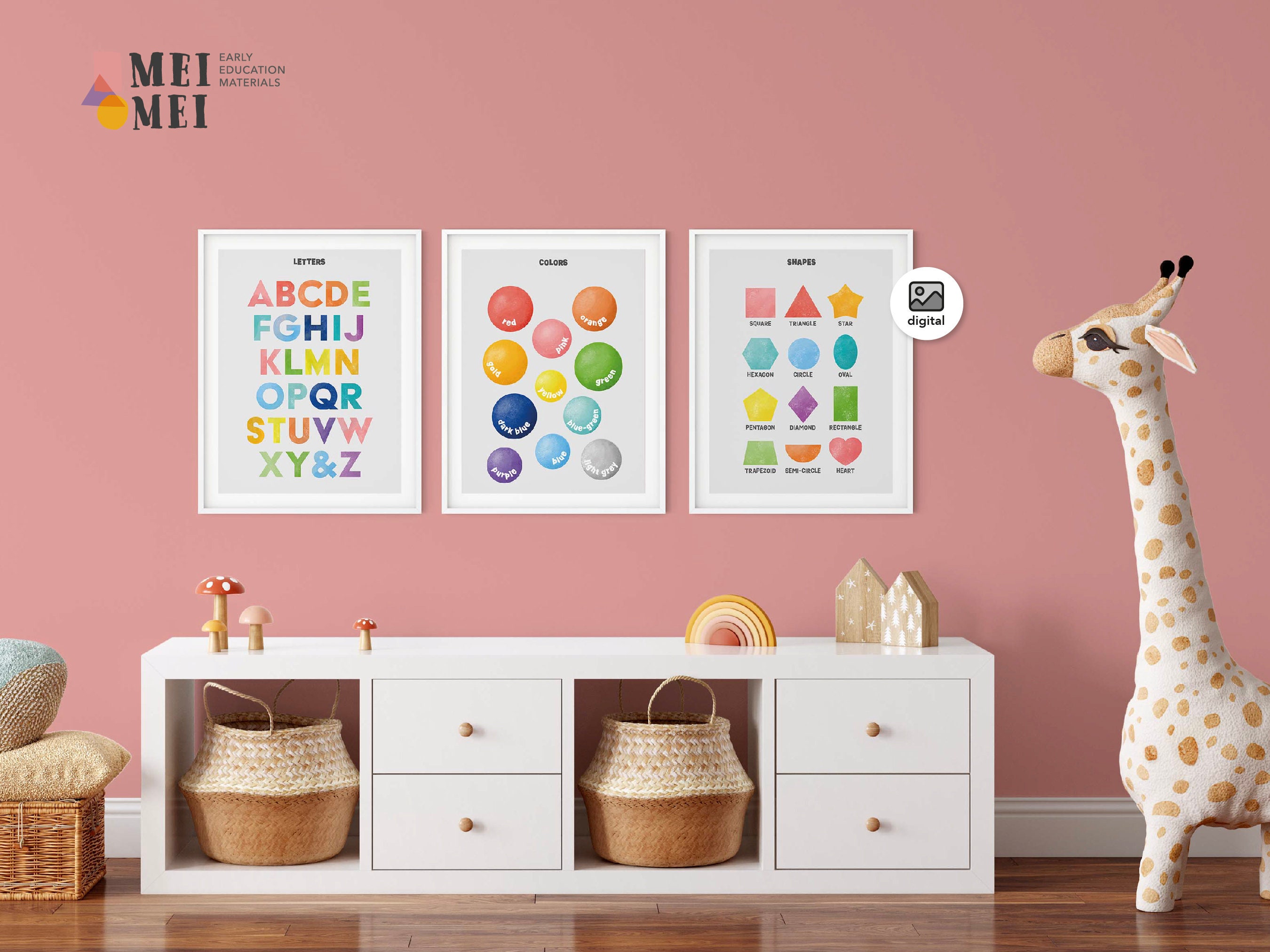 Montessori Posters and Flashcards Bundle A Educational - Etsy