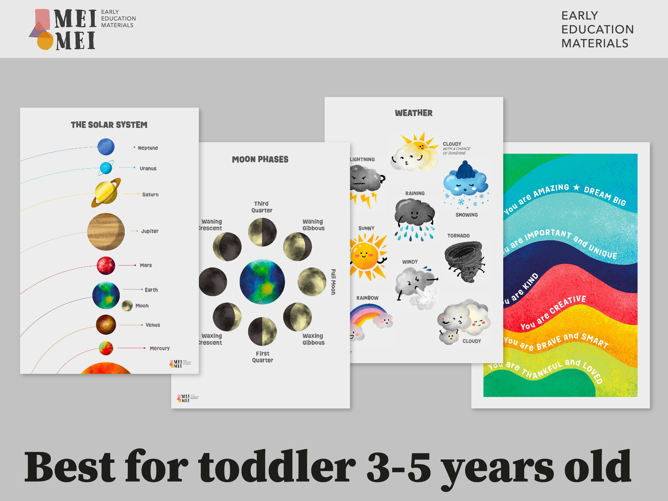 8 Montessori Posters Bundle C Educational Posters - Etsy