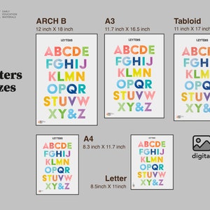 Montessori Posters and Flashcards Bundle A | Educational Posters ...